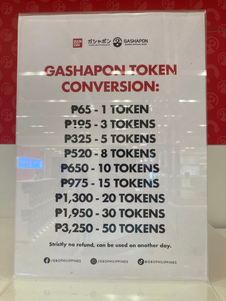 Visit: Bandai Gashapon Store in Mitsukoshi Mall (BGC) – Zoomer PH